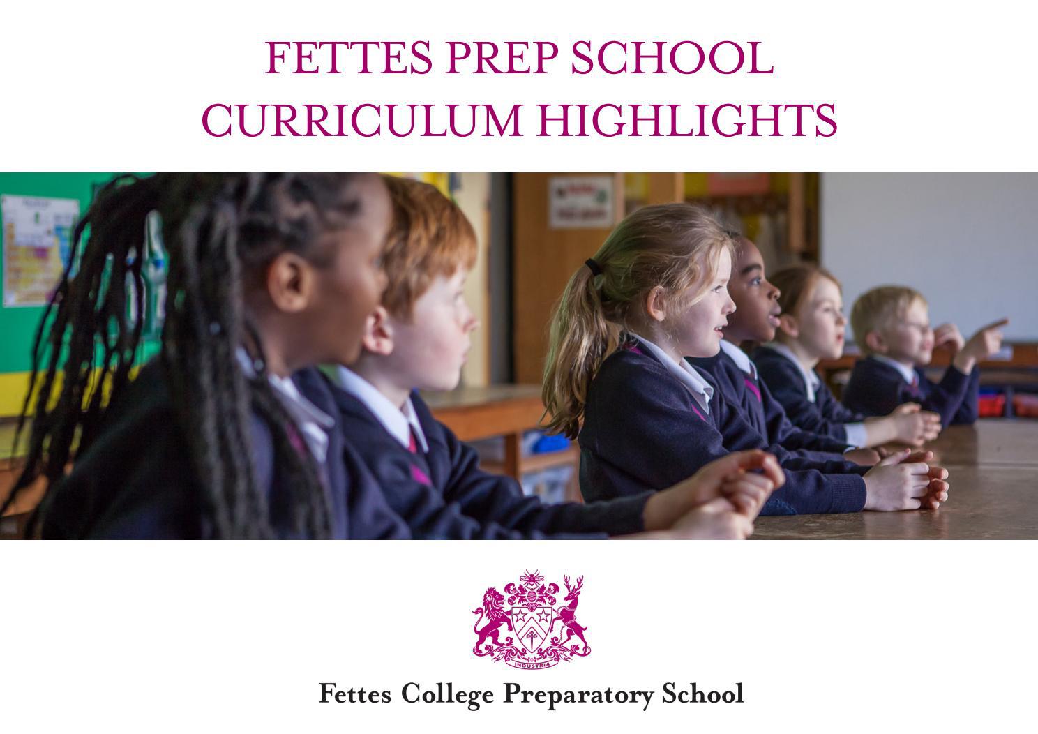 Fettes Prep Curriculum Brochure by Fettes_College - Issuu