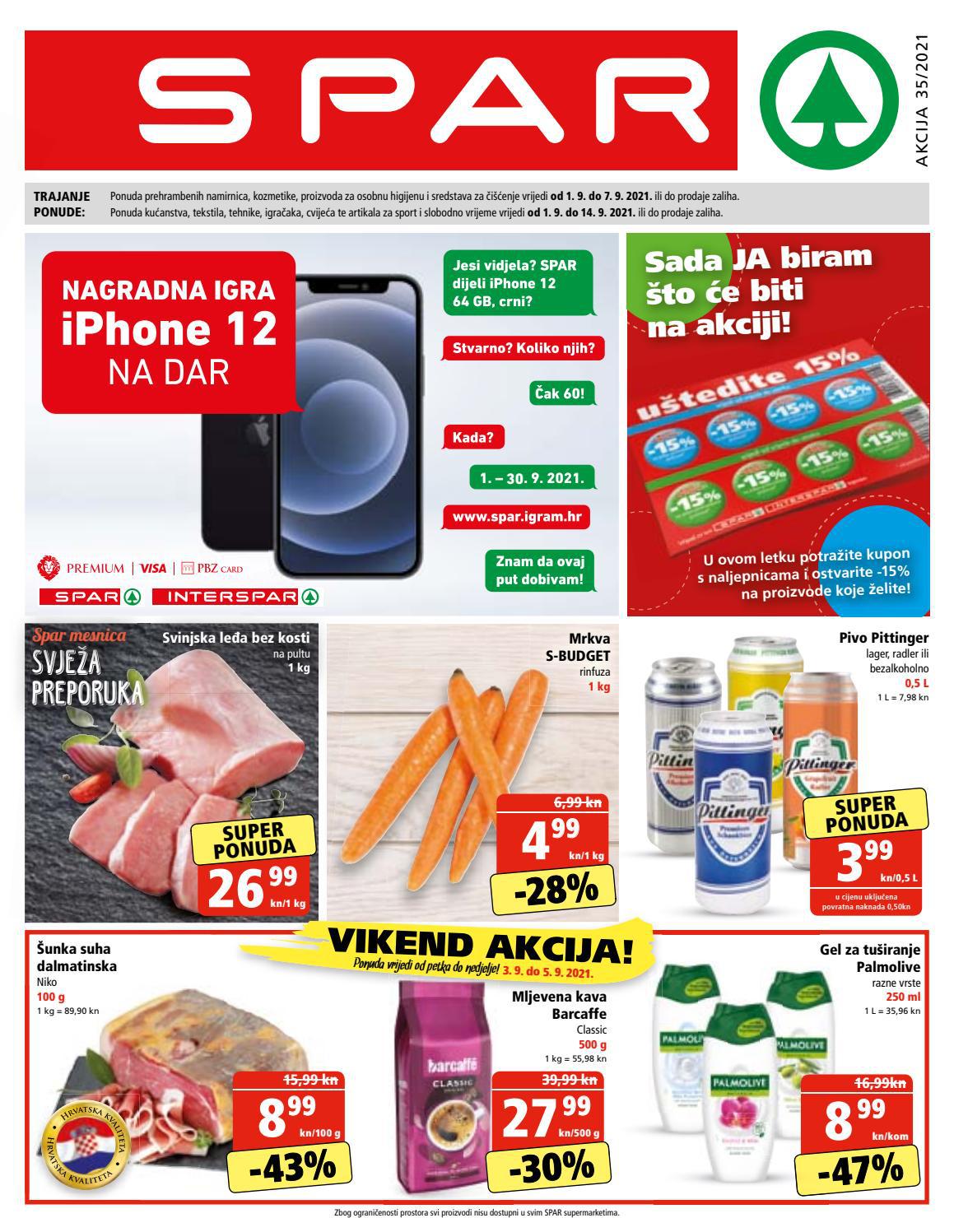 Spar katalog od 01.-14.09.2021. by Catalog.hr - Issuu