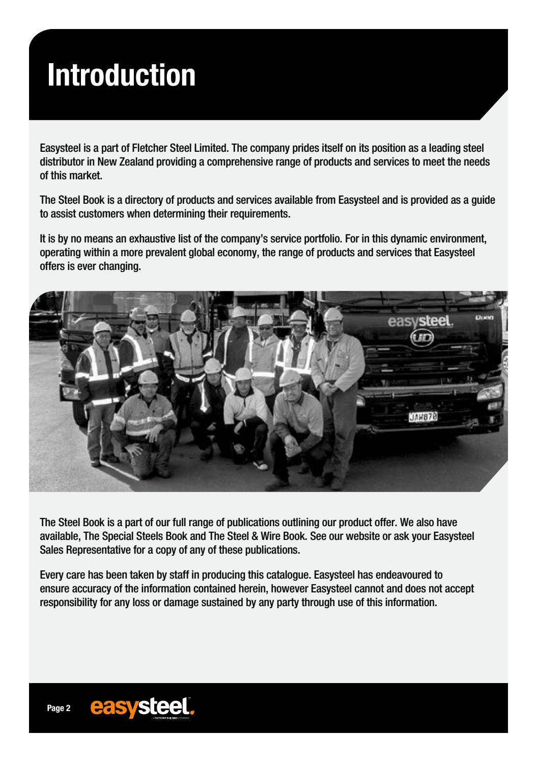 Easysteel - The Steel Book by Fletcher Steel - Issuu