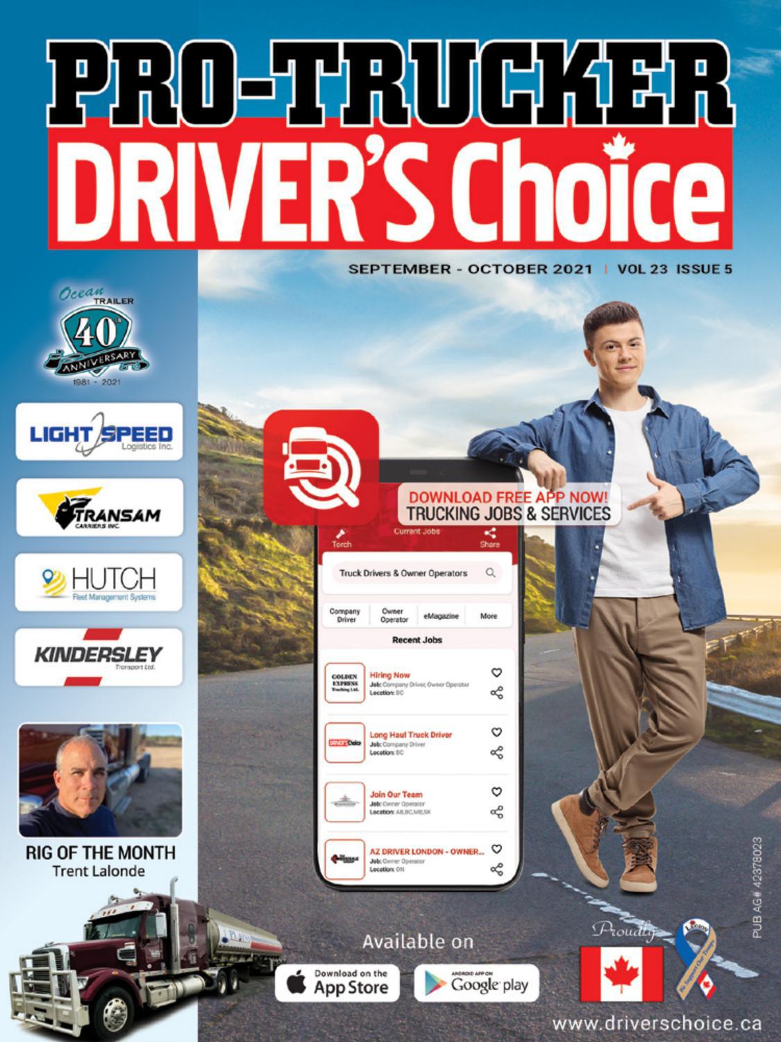 Pro-Trucker Driver's Choice - September - October 2021 (Find your ...