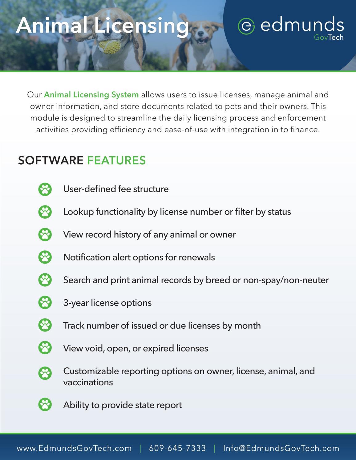 Edmunds GovTech - Animal Licensing by Edmunds GovTech - Issuu