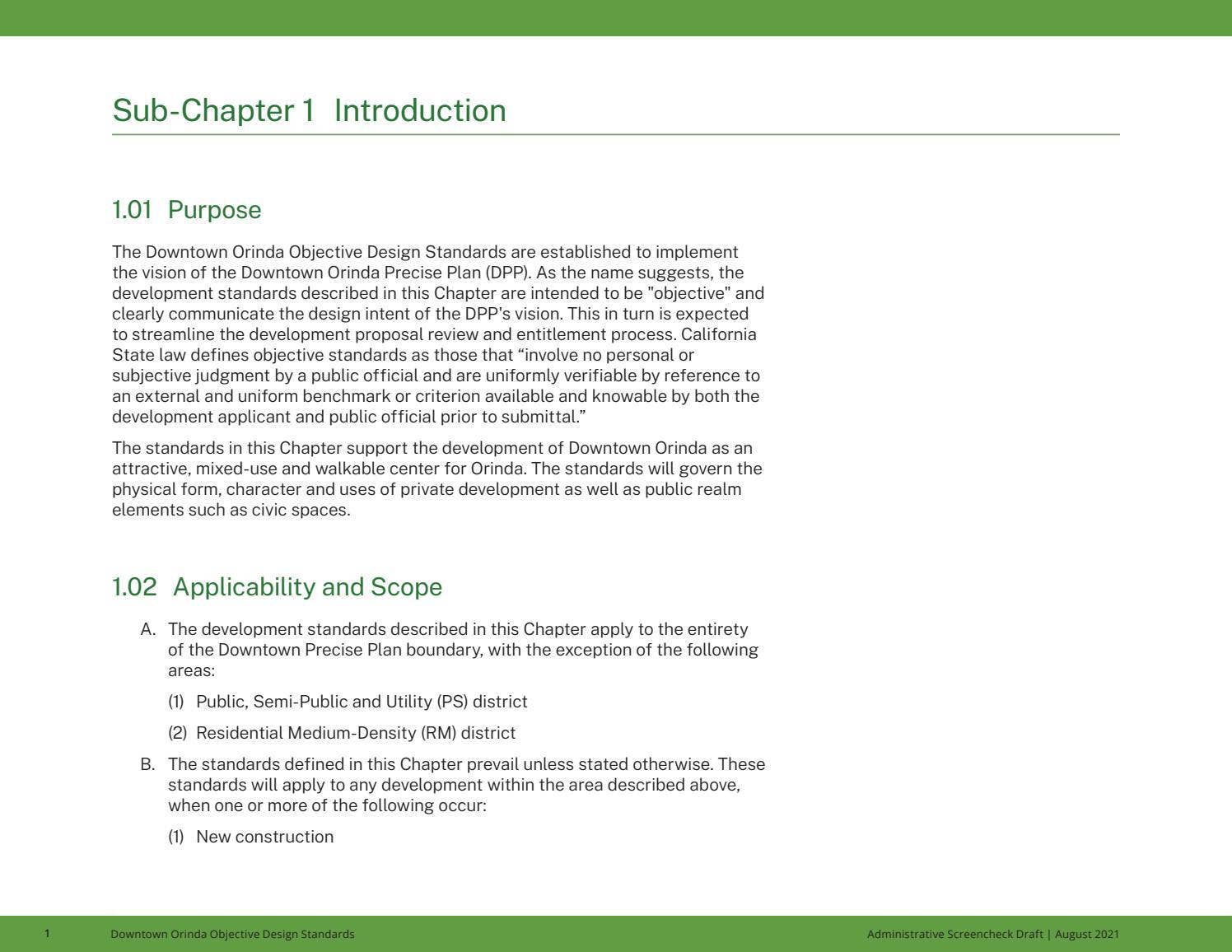 City of Orinda - Draft Objective Design Standards by City of Orinda - Issuu