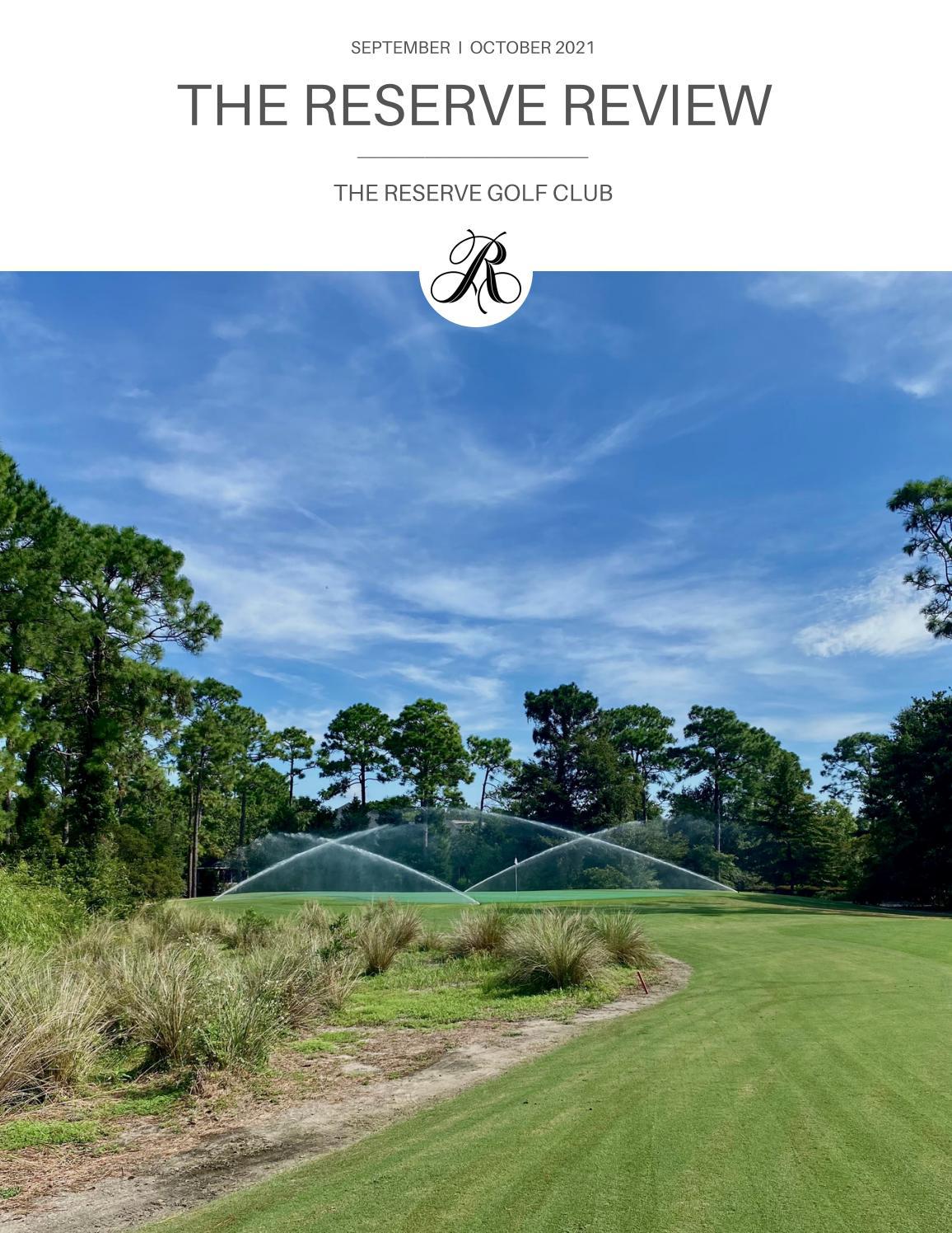 The Reserve Golf Club Sept/Oct Newsletter by McConnell Golf - Issuu