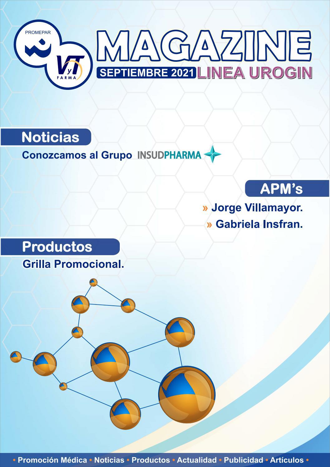 Magazine Septiembre 2021 - Linea Urogin by Promepar - VyT Magazine - Issuu