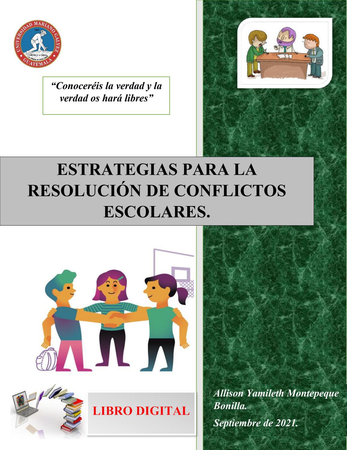 Estrategias para la resolución de conflictos escolares by ALLISON ...