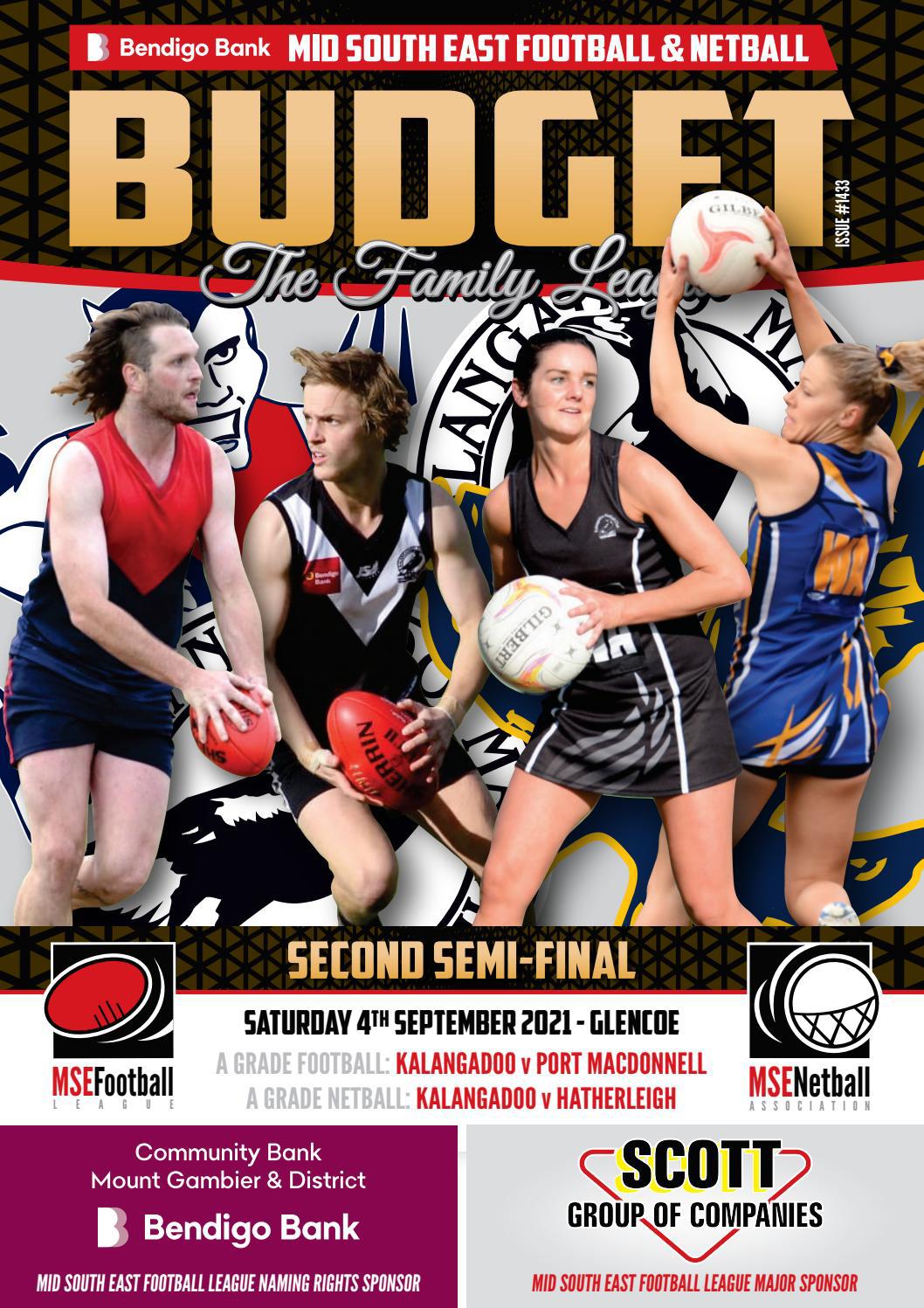 Mid South East Football & Netball Budget - 2nd Semi Final, 2021 by ...