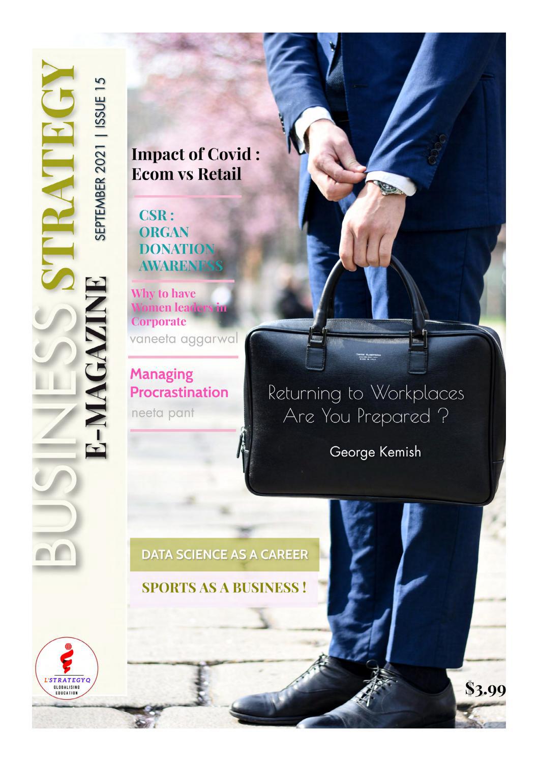 Business Strategy E-magazine September 2021 Issue 15 by Bizemag Media ...