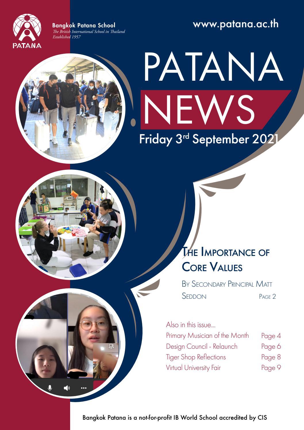 Patana News Volume 24 Issue 3 by Bangkok Patana School - Issuu