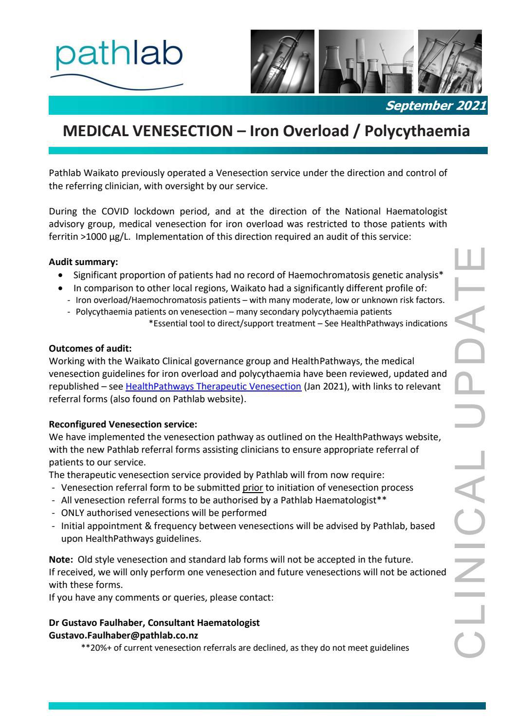 Medical Venesection - September 2021 (002) by WBOP PHO - Issuu