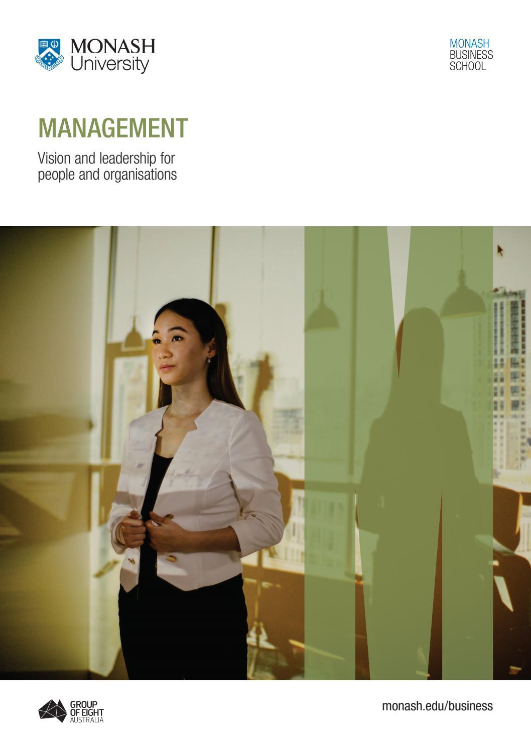 Management Study Area Guide by Monash Business School - Monash ...