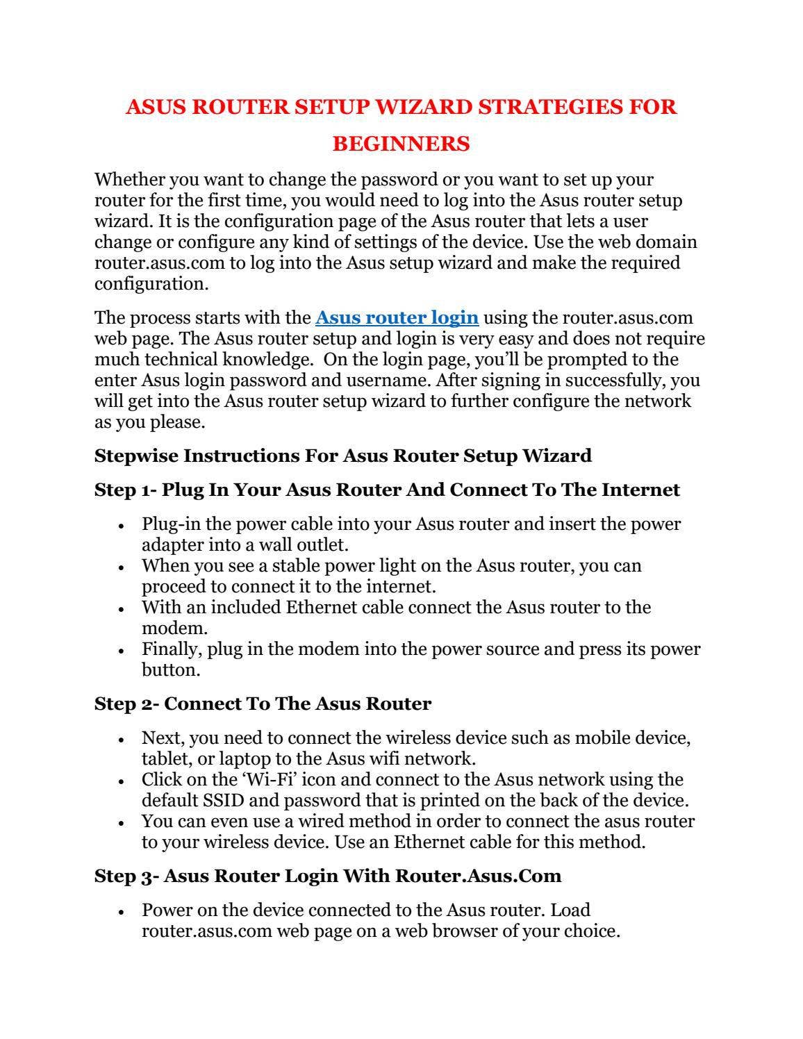 ASUS ROUTER SETUP WIZARD STRATEGIES FOR BEGINNERS by meshforce m1 setup ...