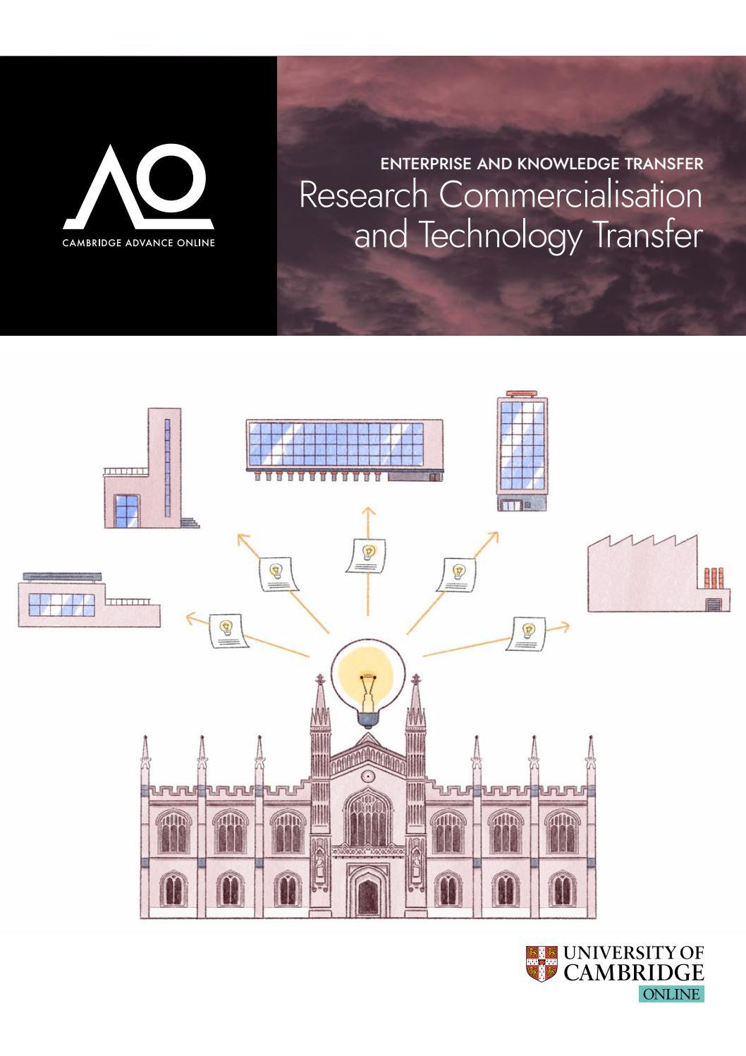 Research Commercialisation and Technology Transfer by Cambridge ...
