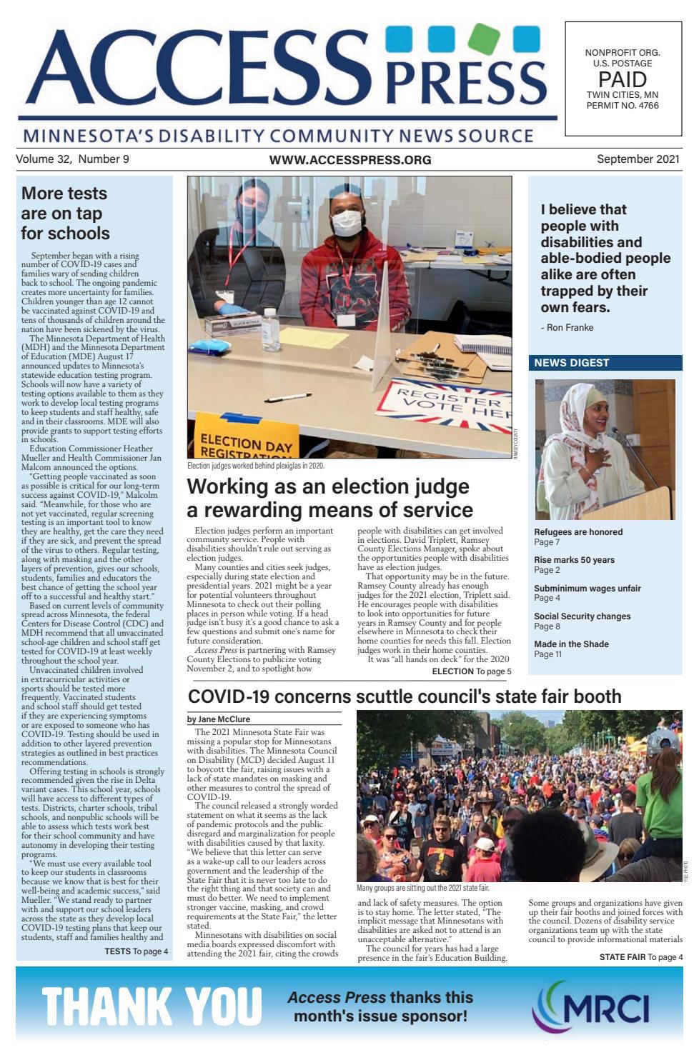 September 2021 Edition - Access Press by Access Press - Issuu