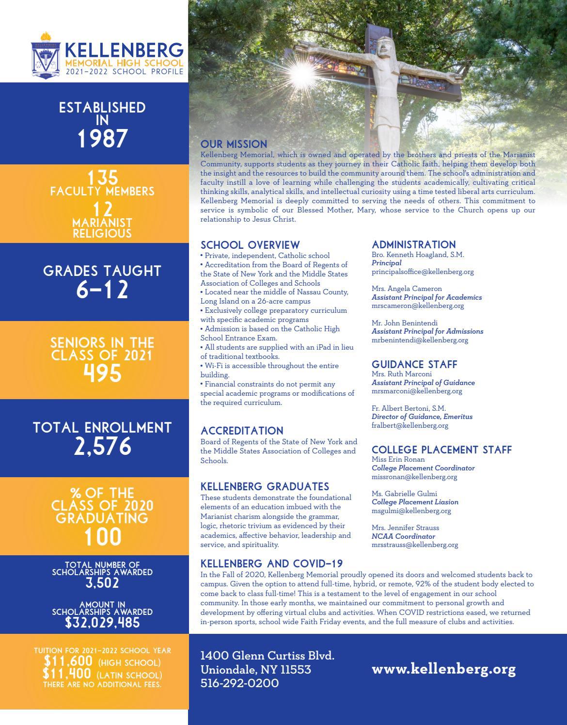 Kellenberg Memorial High School Profile by Kellenberg Memorial High ...