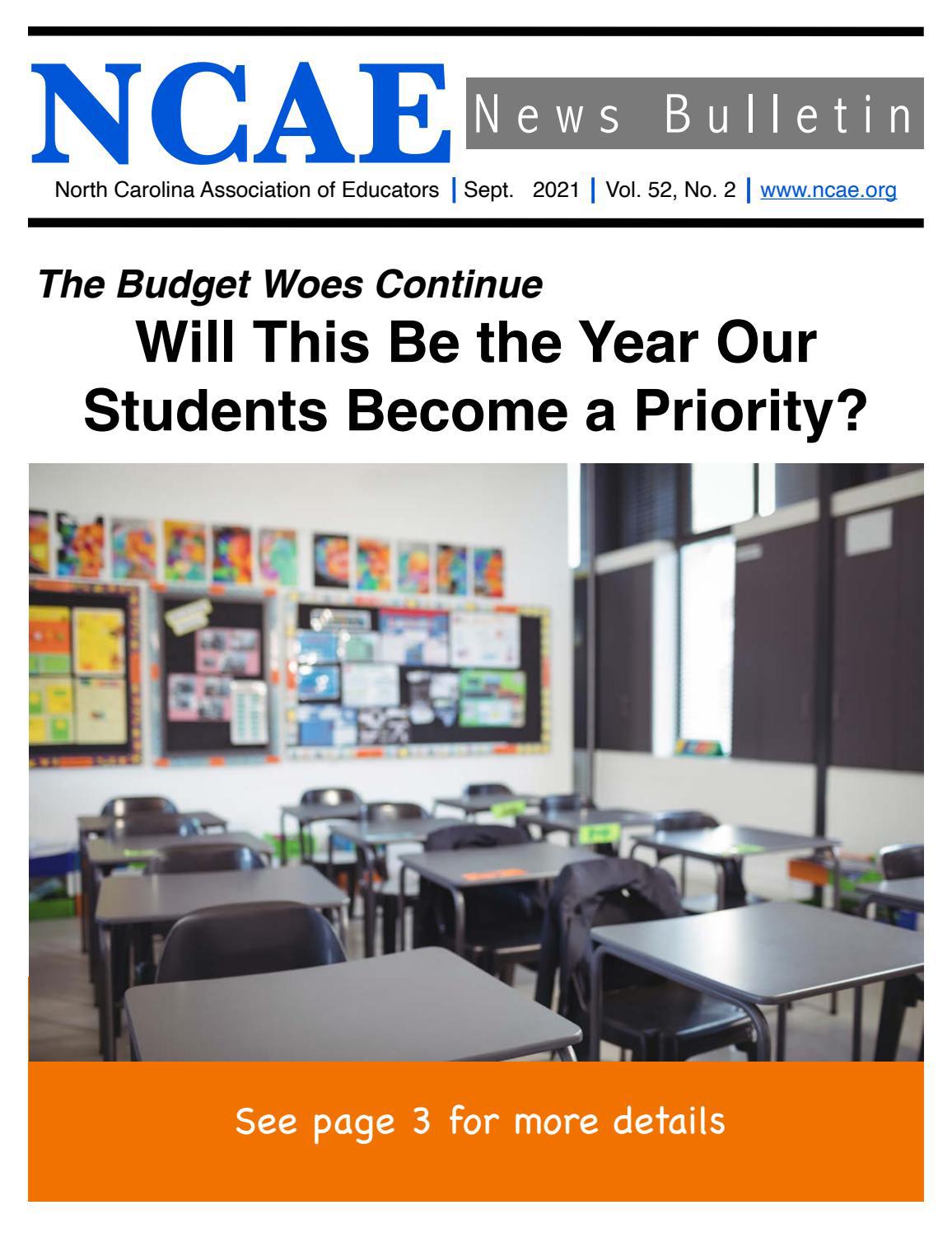 September 2021 NCAE News Bulletin by NCAE - Issuu