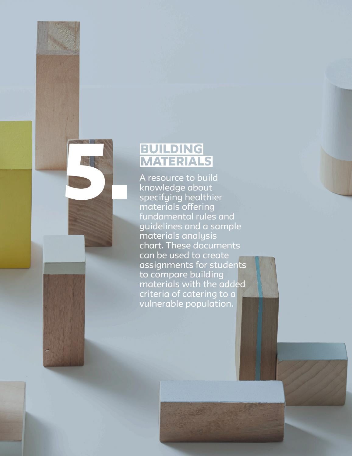 5. Building Materials by Healthy Materials Lab - Issuu