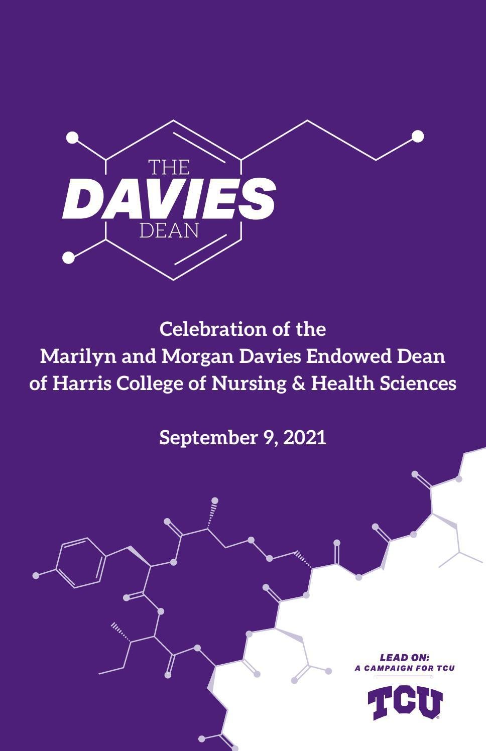 Celebration of the TCU Davies Dean by TCU Clark Society - Issuu