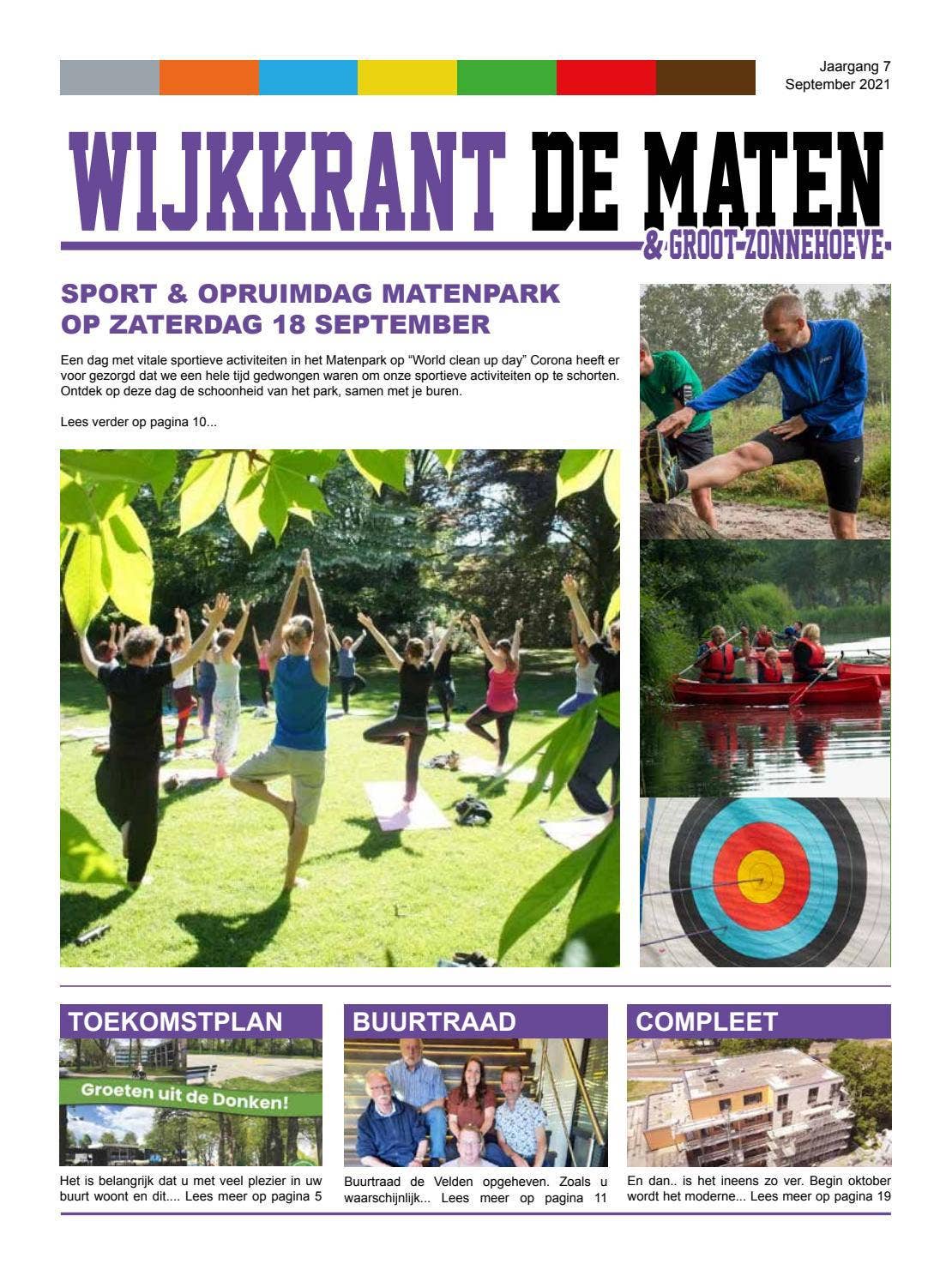 Wijkkrant de Maten - September 2021 by Mediabureau Apeldoorn - Issuu