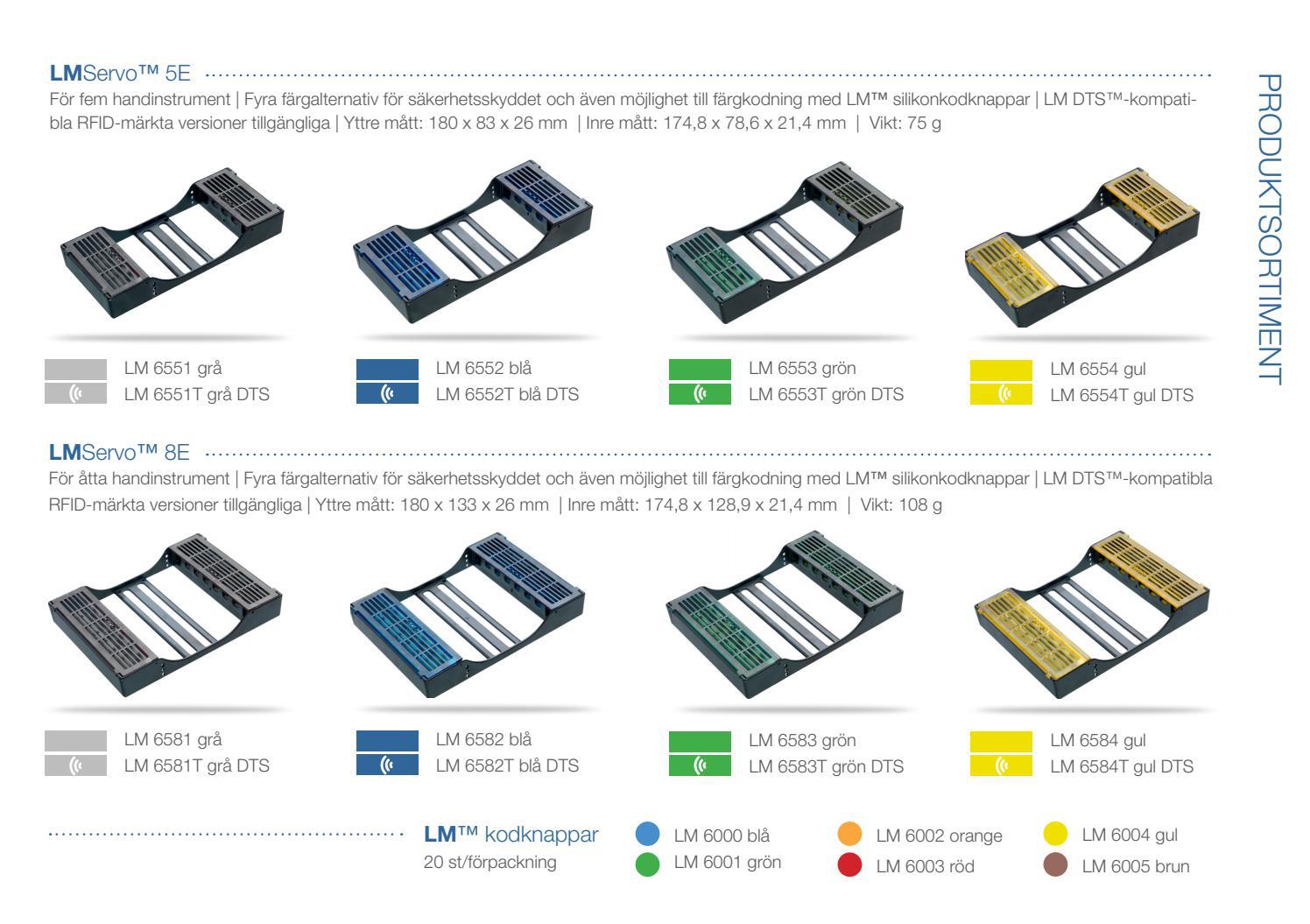 LM-Servo™ E dental hand instrument cassettes - Swedish by LM-Dental ...
