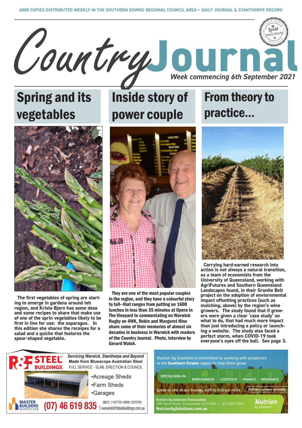Country Journal, Edition #13 - September 6, 2021 by SmallNewspaperCo ...