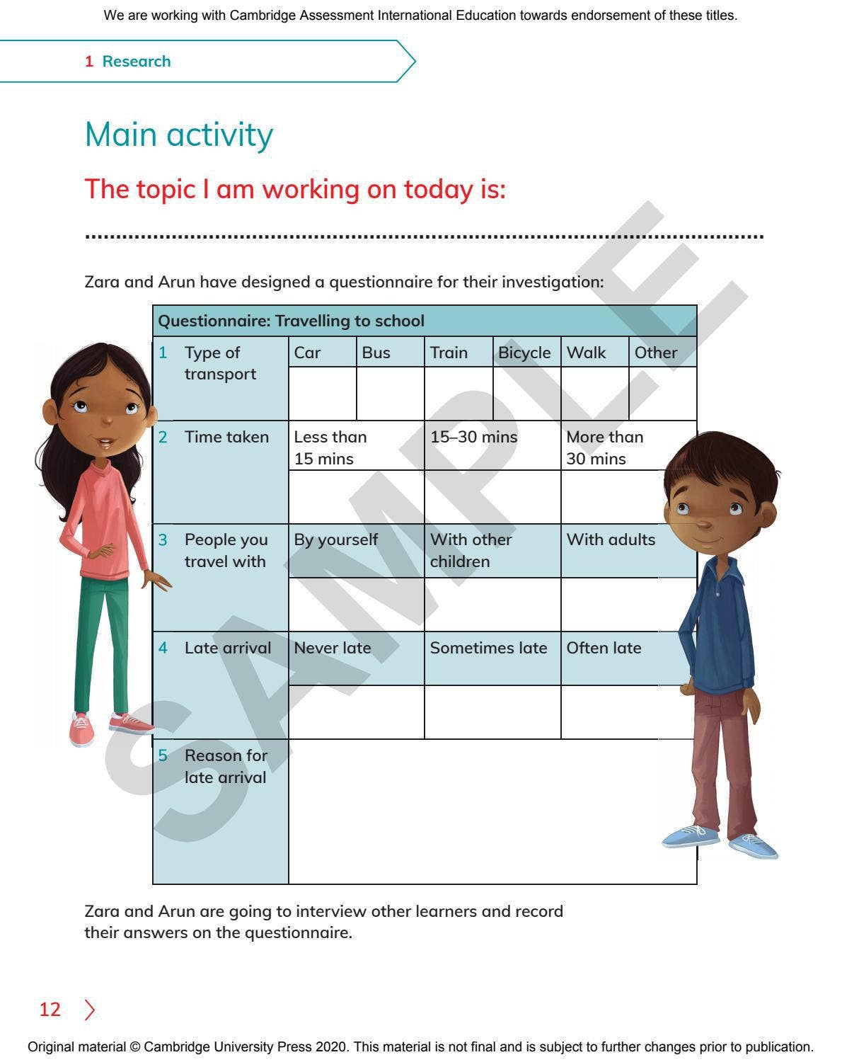 Cambridge Primary Global Perspectives Learner’s Skills Book 6 Sample by ...