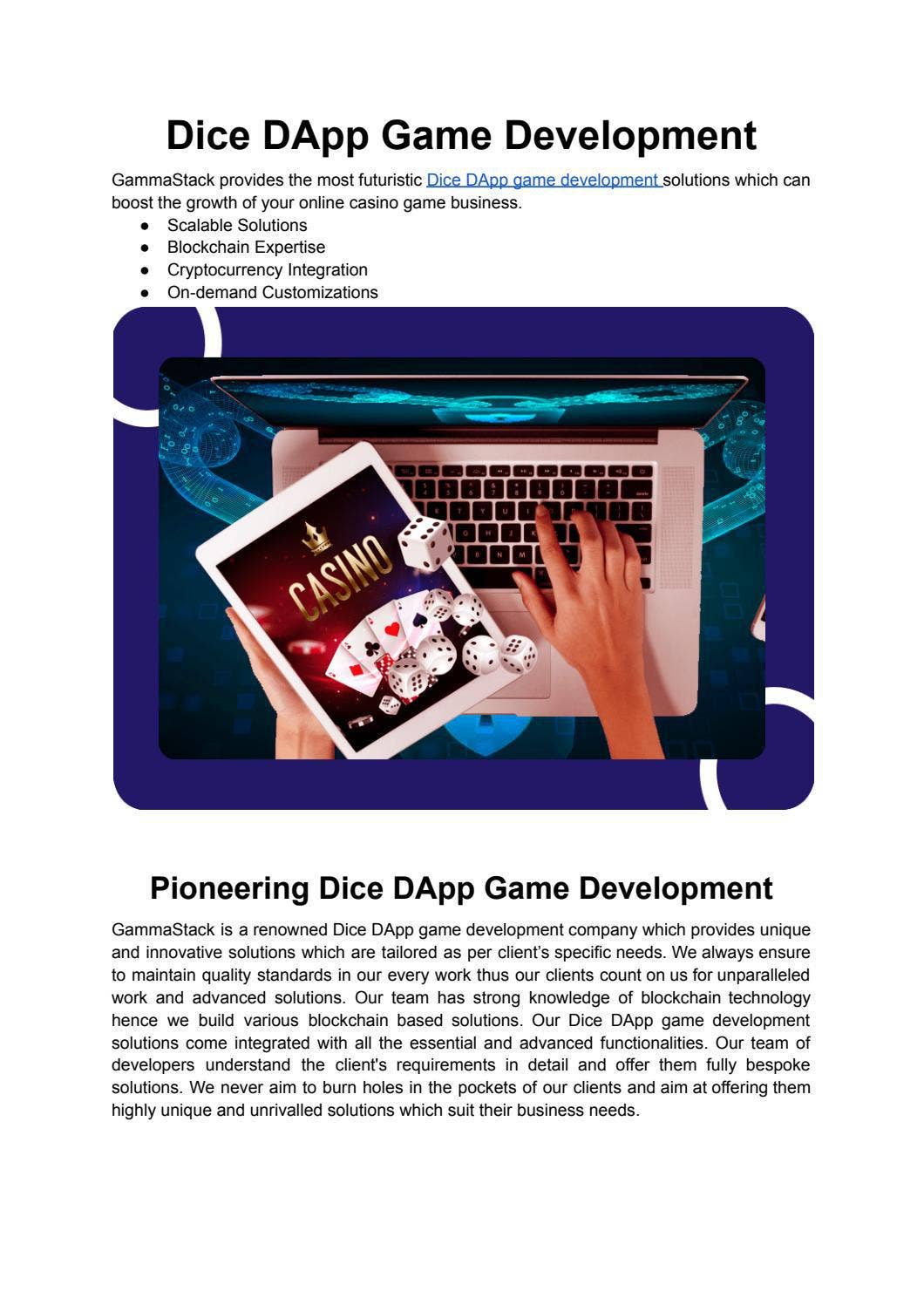 Dice DApp Game Development by Josephemma - Issuu