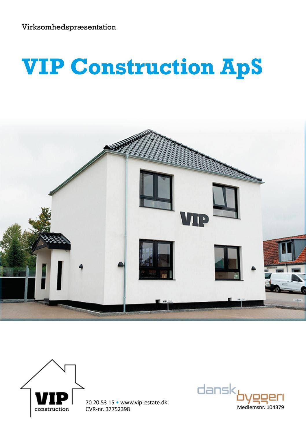 VIP Construction ApS by MediaXpress - Issuu