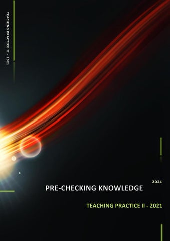 Pre-Checking Knowledge by Francisco Orlando Quintanilla Linares - Issuu