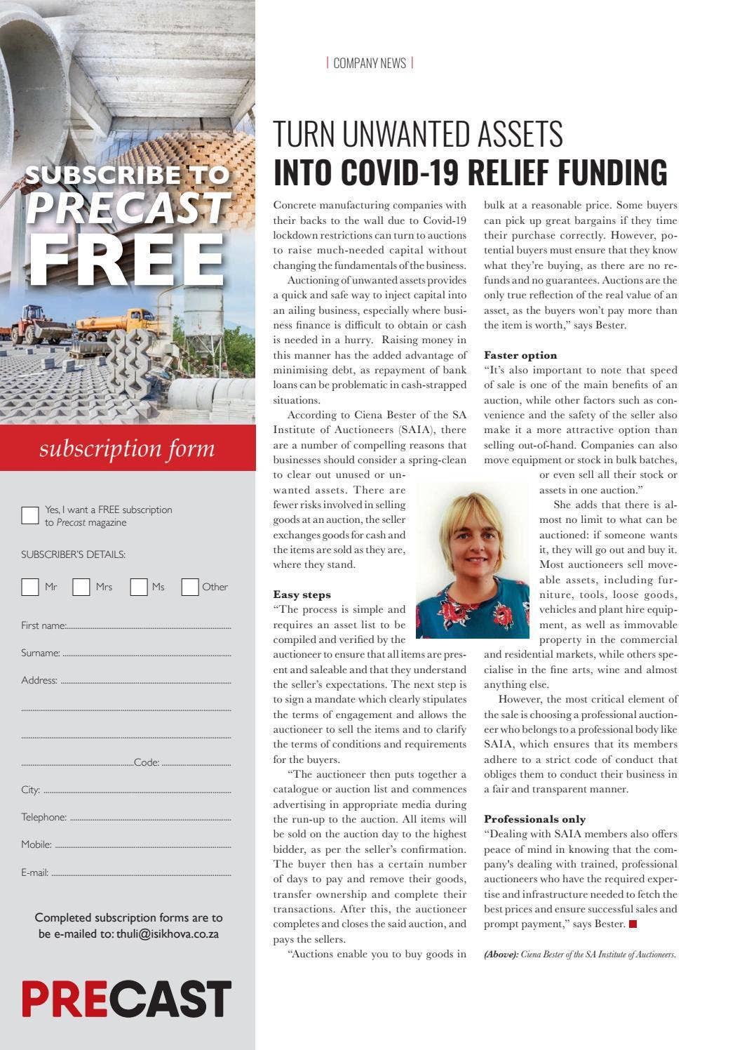 Precast • Issue 3 • 2021 by Isikhova Media - Issuu
