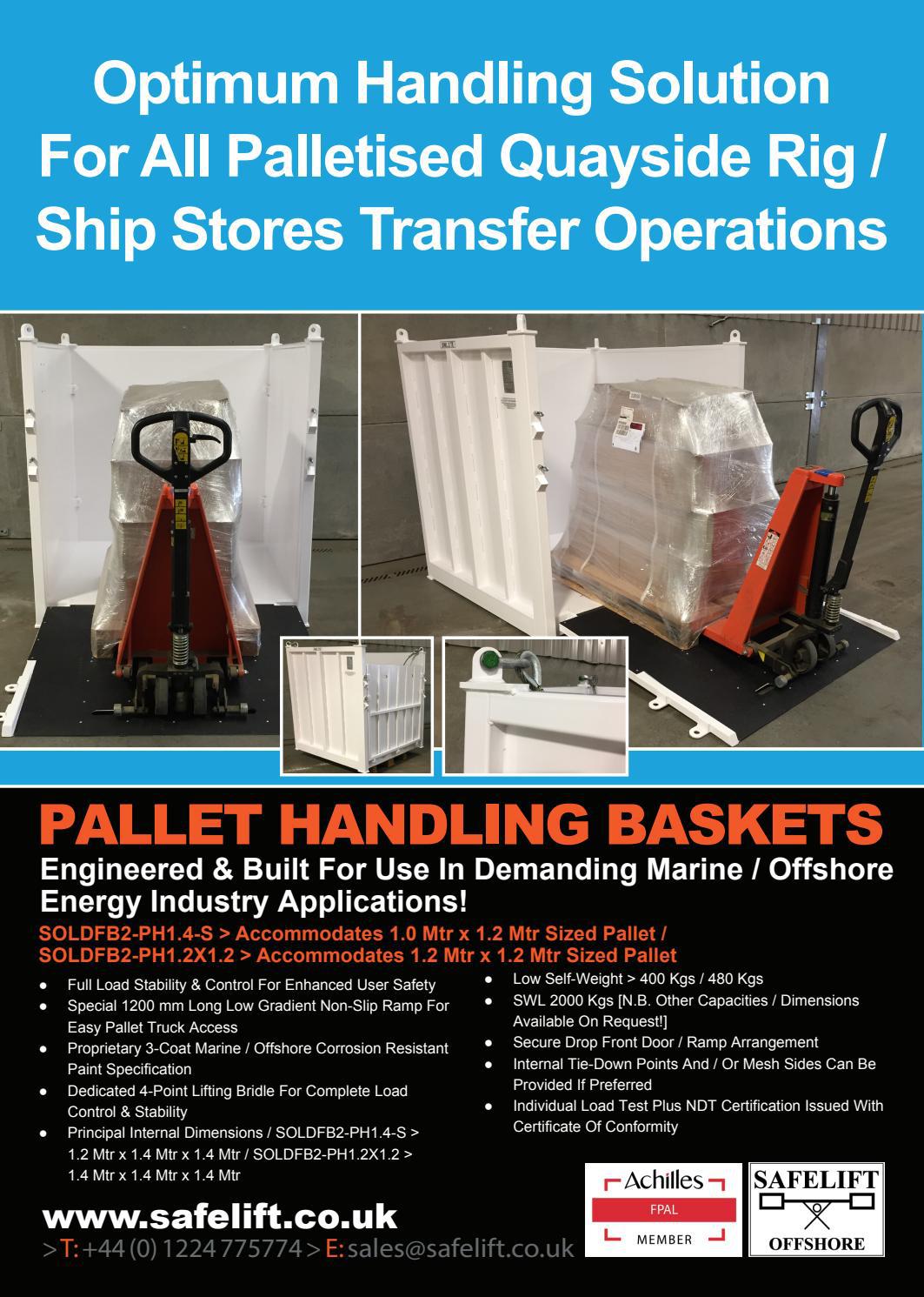 Safelift Pallet Handling Baskets by safelift - Issuu