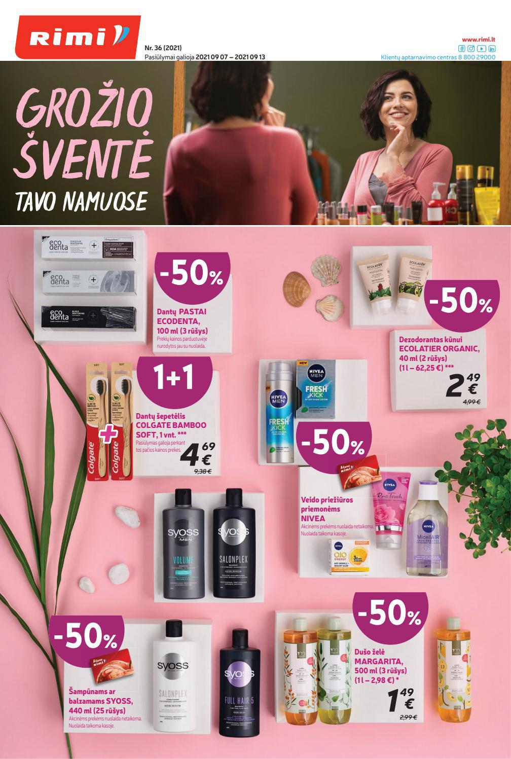 „Rimi“ savaitinis leidinys Nr. 36 (2021) by Rimi - Issuu