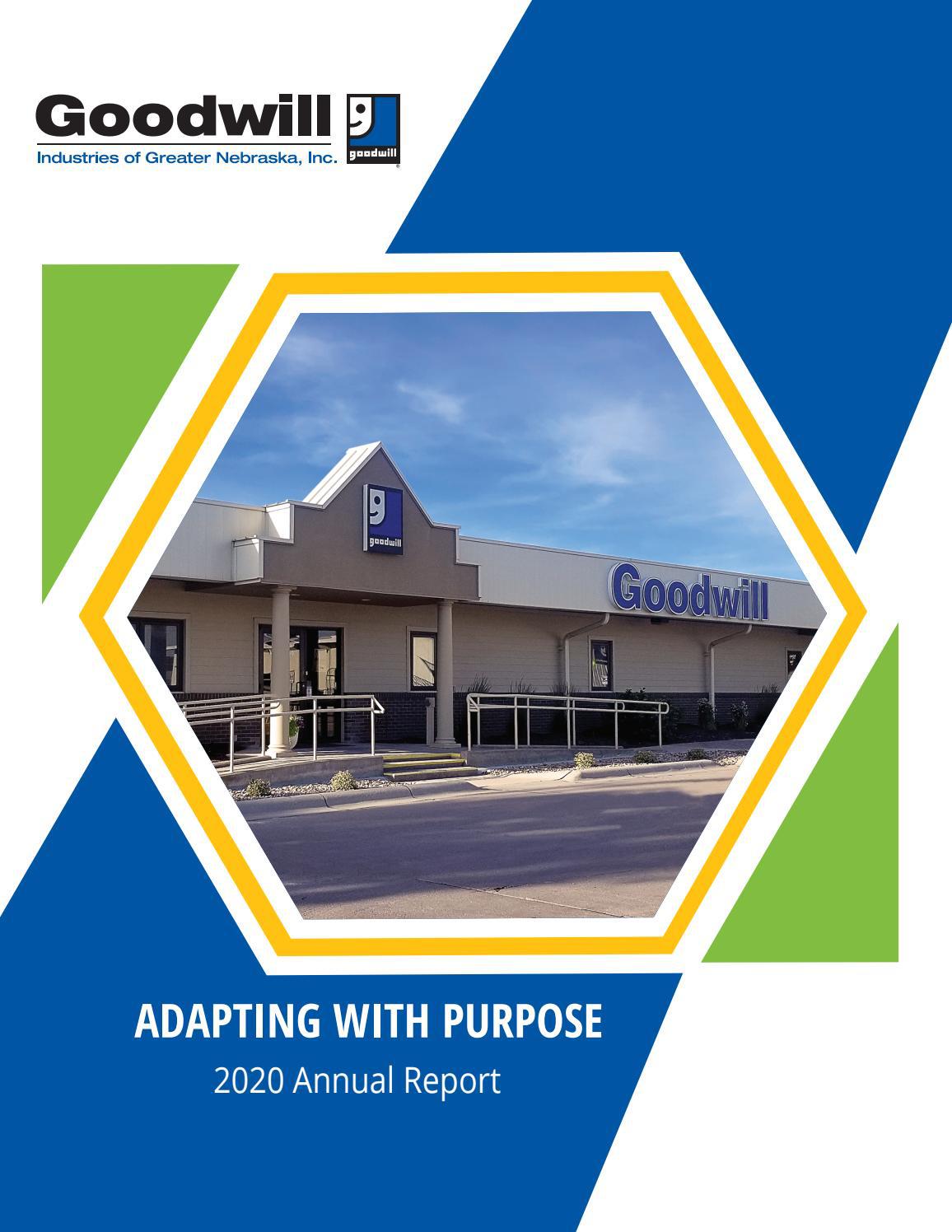 2020 Annual Report for Goodwill Industries of Greater Nebraska by ...