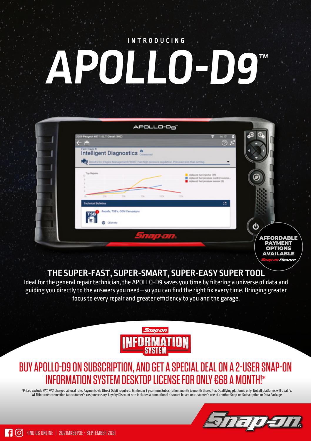 Snap-on Tools - September 3 Flyer - EURO by SnaponToolsUK - Issuu