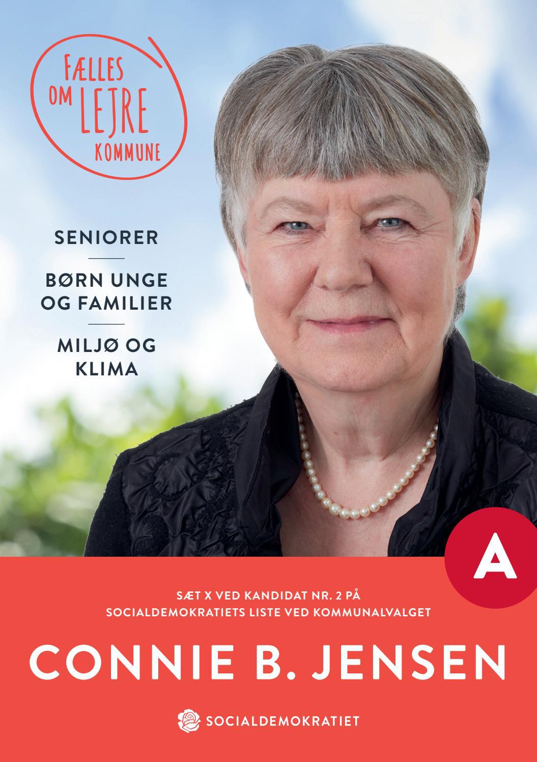 Connie B. Jensen - Valgkampsfolder by Grafisk Afdeling - Issuu