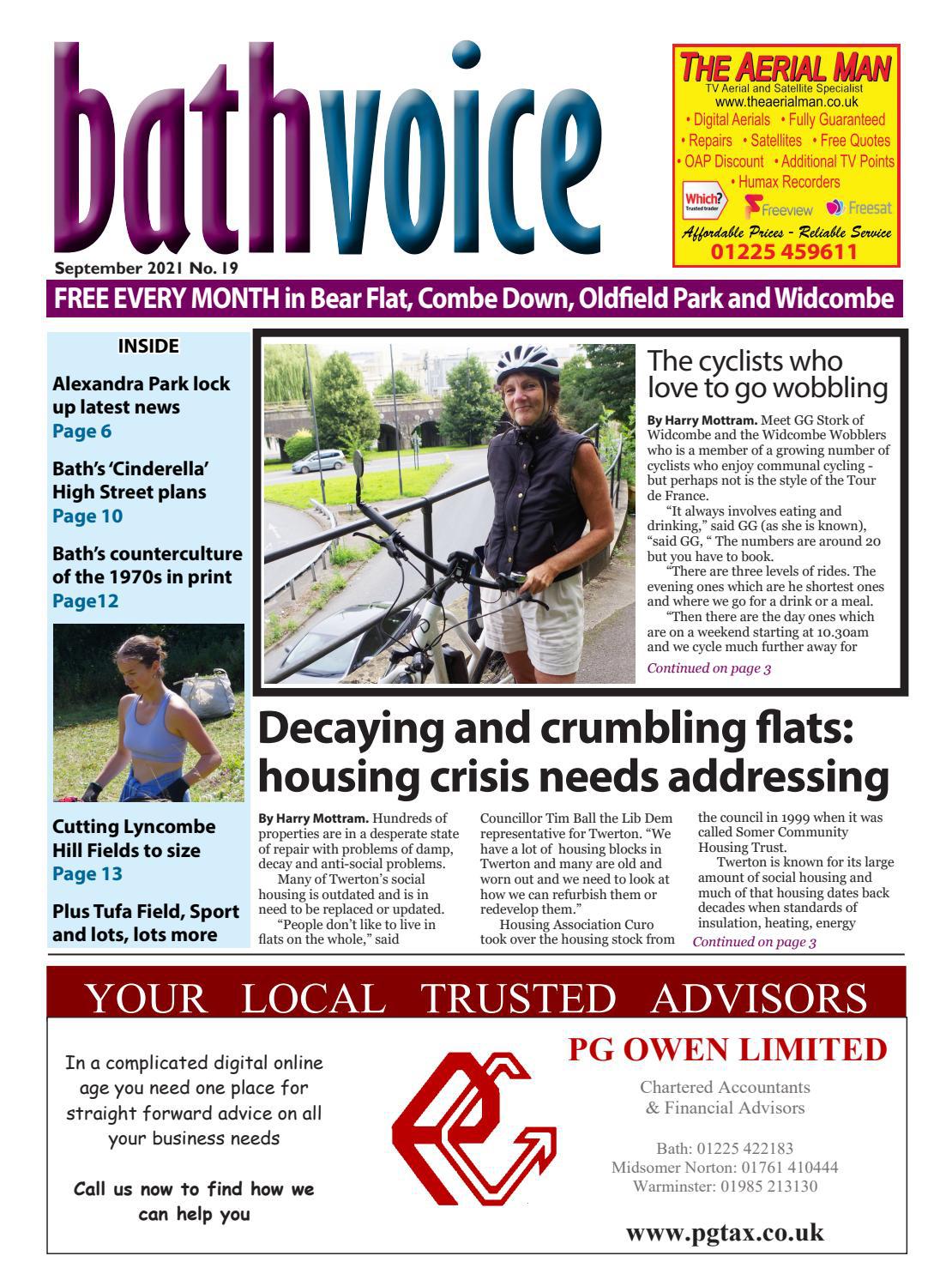 Bath Voice monthly news magazine for September 2021 by harryfmottram ...