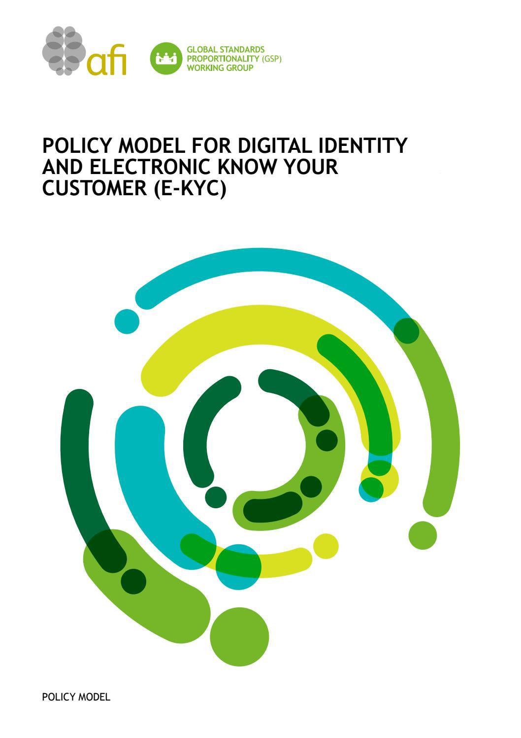 Policy Model for Digital Identity and Electronic Know Your Customer (e ...