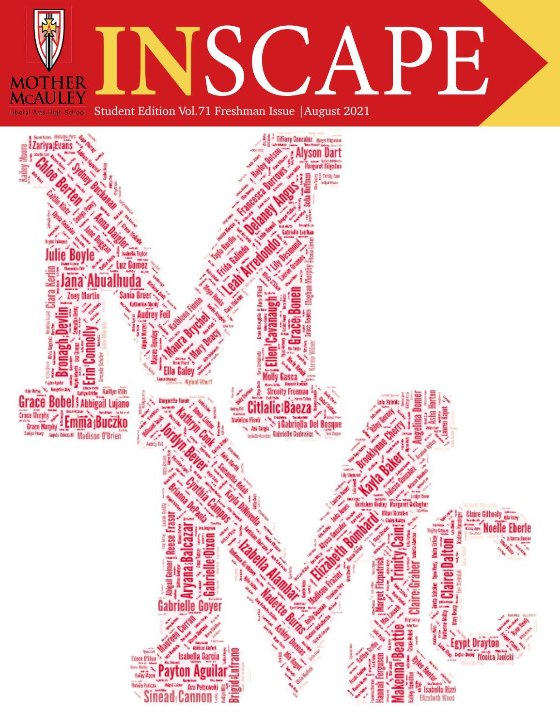 Student Inscape August 2021 by MotherMcAuley - Issuu