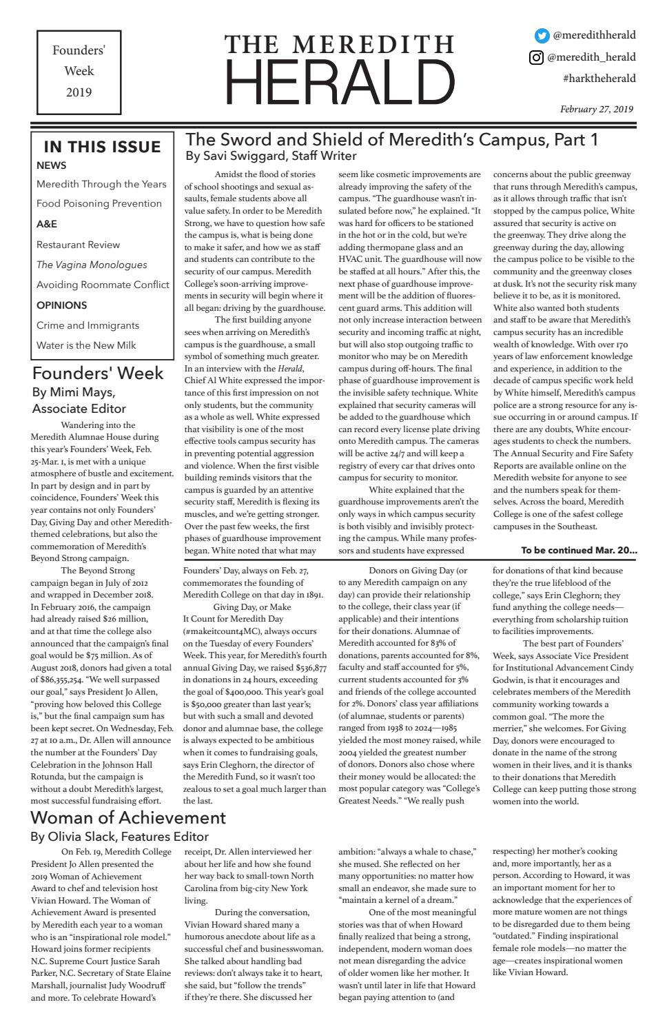 Feb 27, 2019 by The Meredith Herald - Issuu