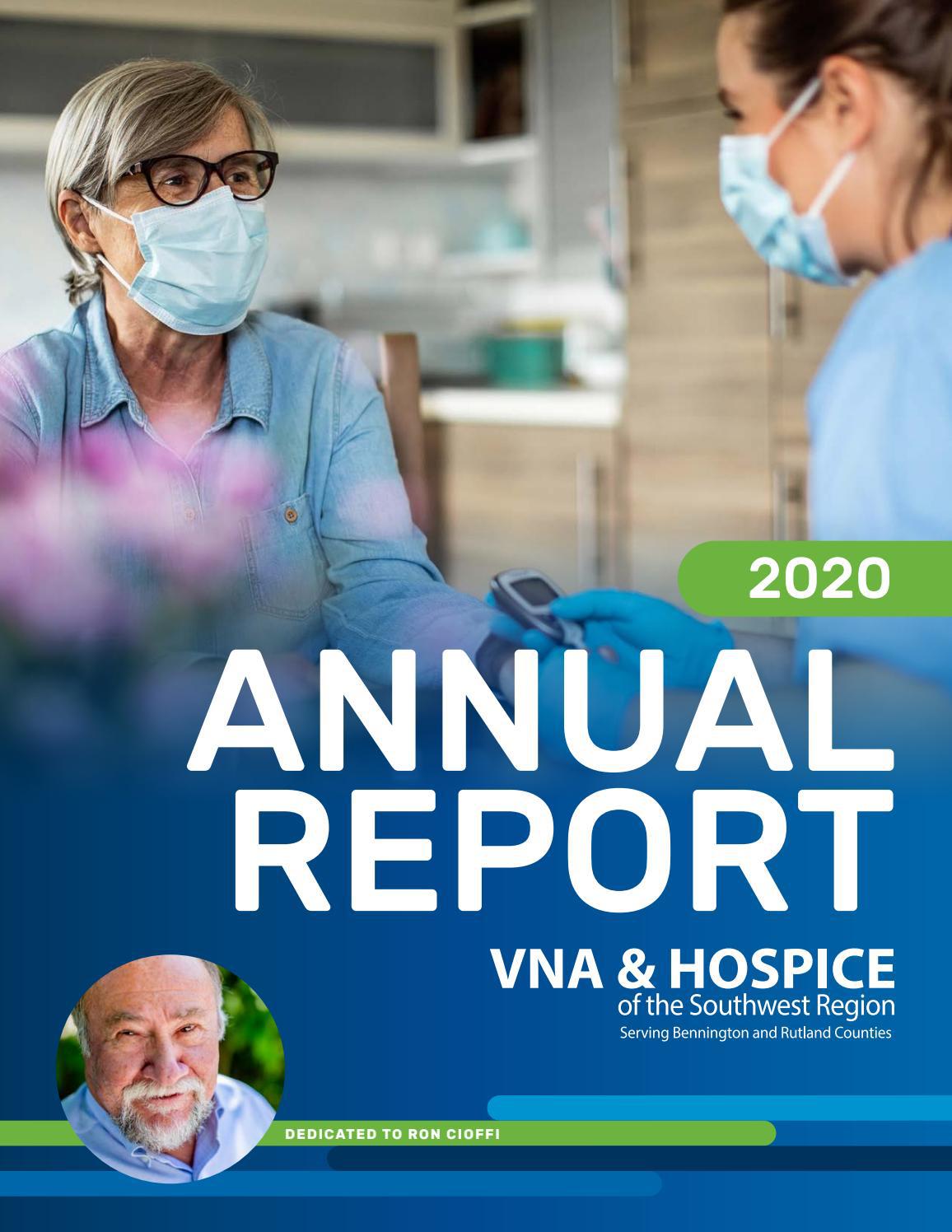 Annual Report design: VNA & Hospice of the Southwest Region by Lyz ...
