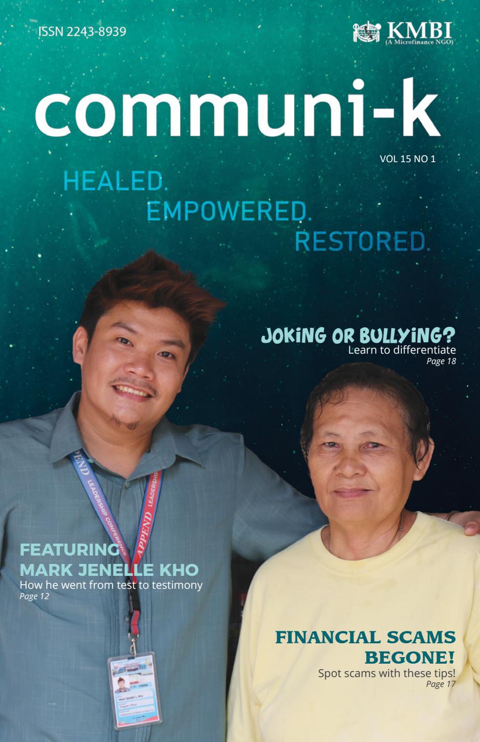 Communi-K: Healed. Empowered. Restored. by Kabalikat para sa Maunlad na ...