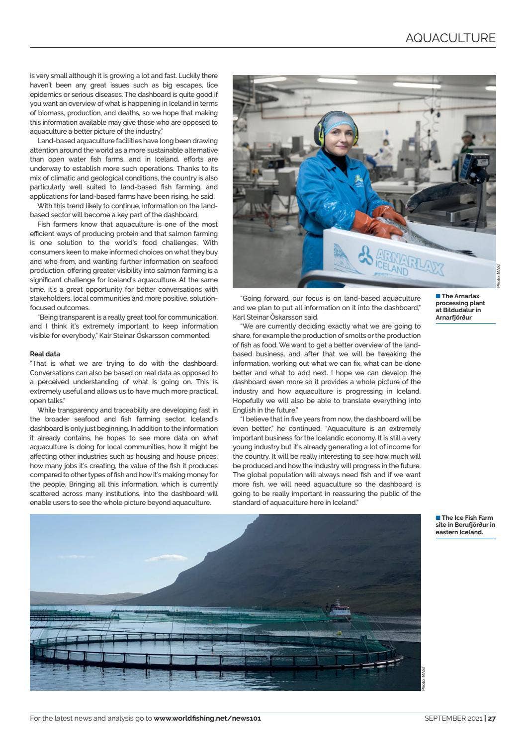 World Fishing & Aquaculture September 2021 by Mercator Media - Issuu