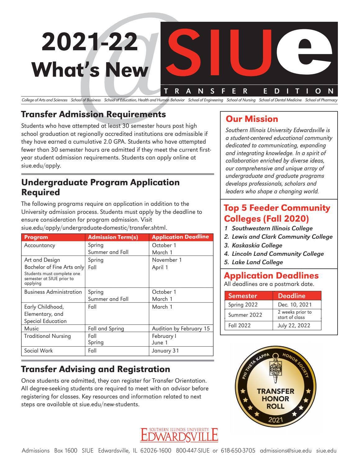 2021-22 SIUE What's New? by SIUE - Issuu