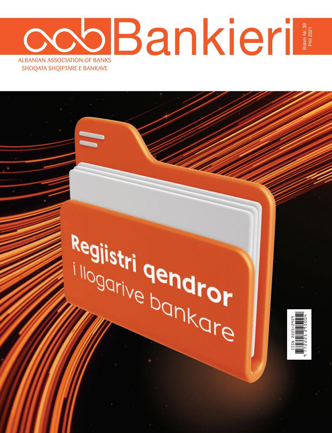 Regjistri qendror i llogarive bankare by Shoqata Shqiptare Bankave - Issuu