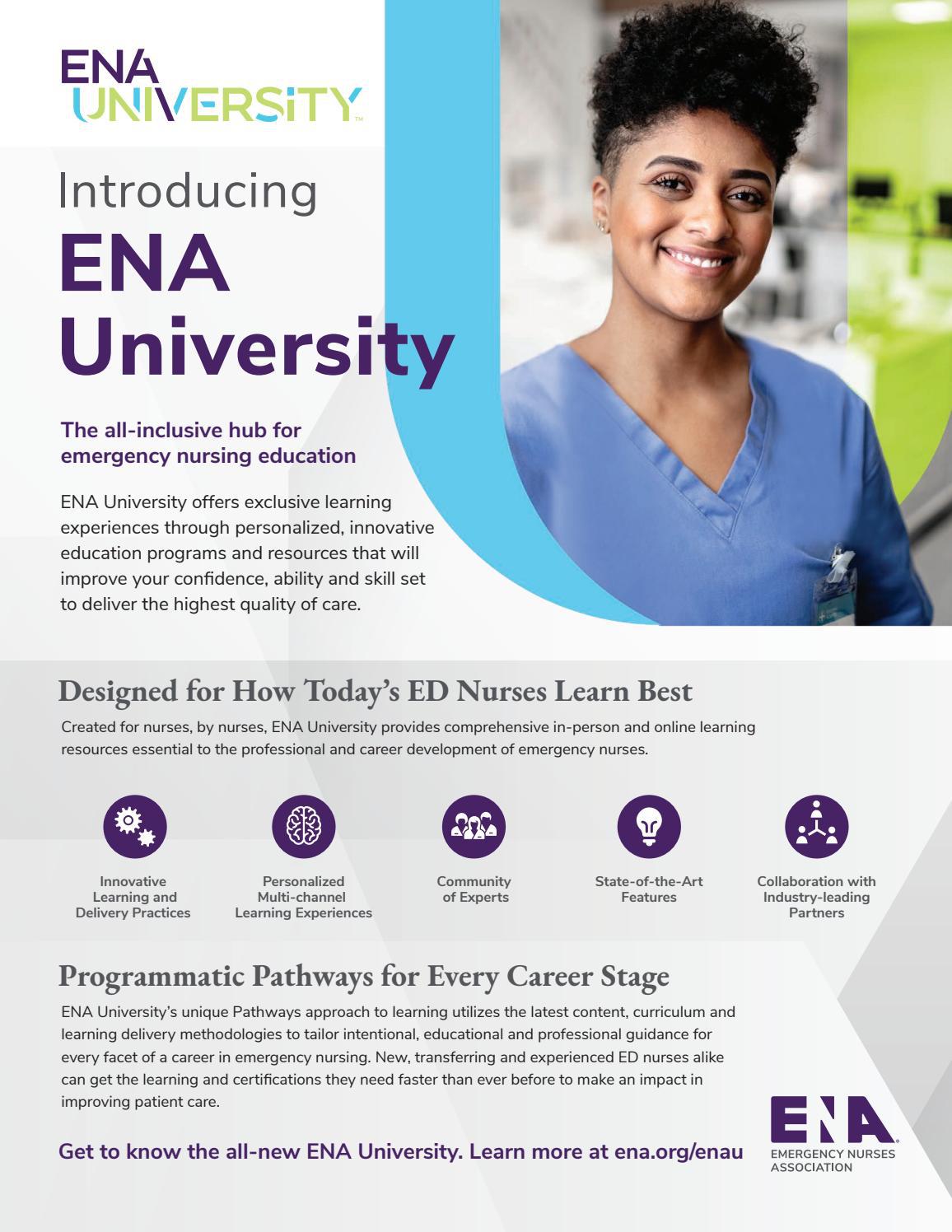 Introducing ENA University by EmergencyNursesAssociation - Issuu