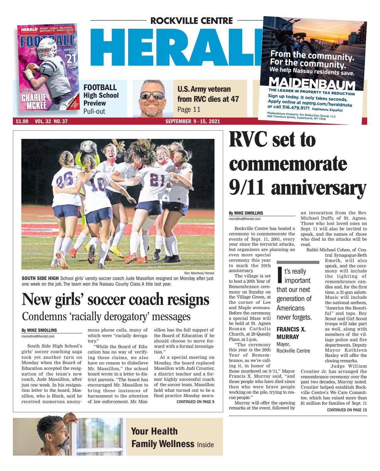 Rockville Centre Herald 09-09-2021 by Richner Communications, Inc - Issuu