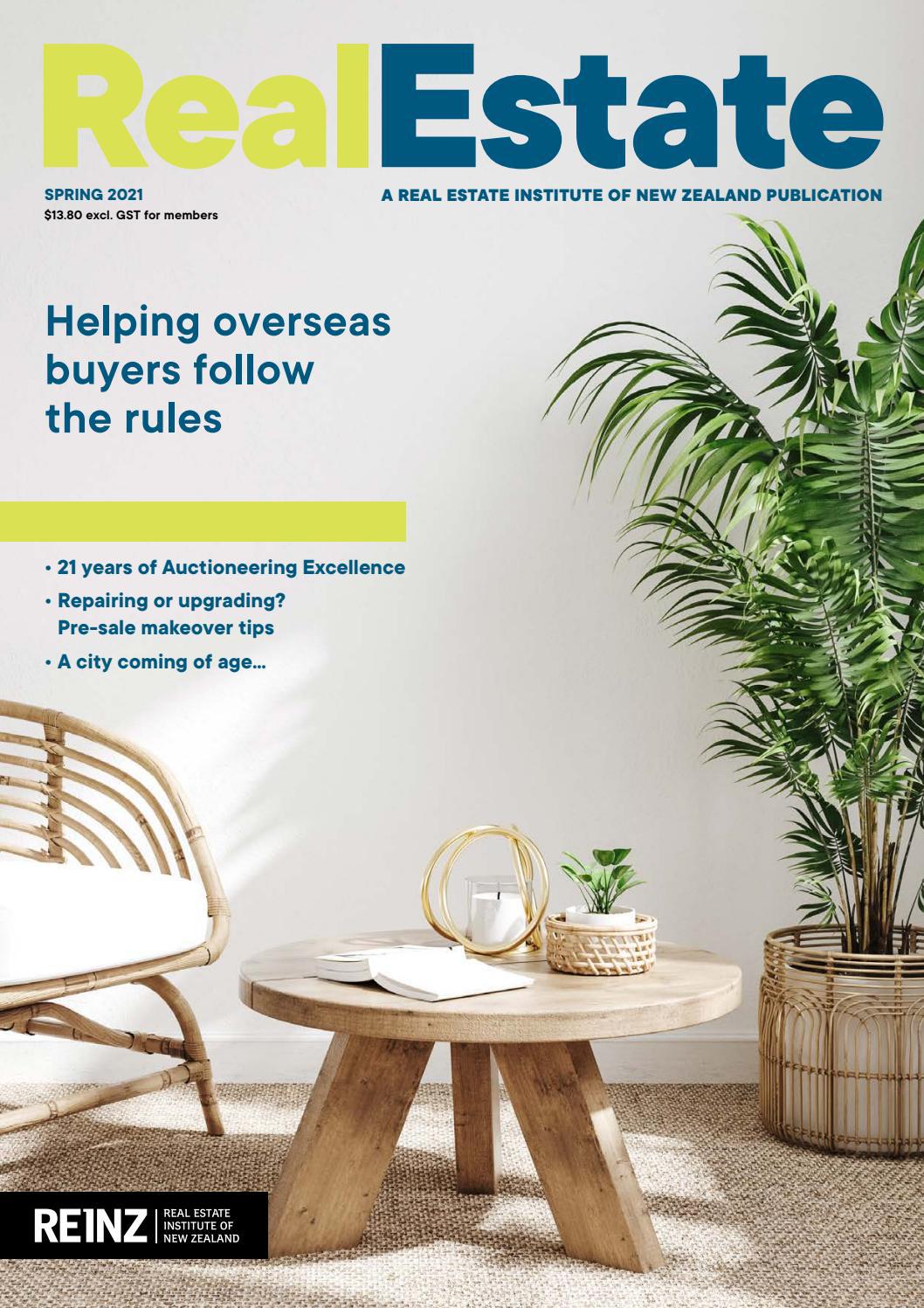 REINZ Real Estate Magazine - Spring 2021 by reinz_info - Issuu