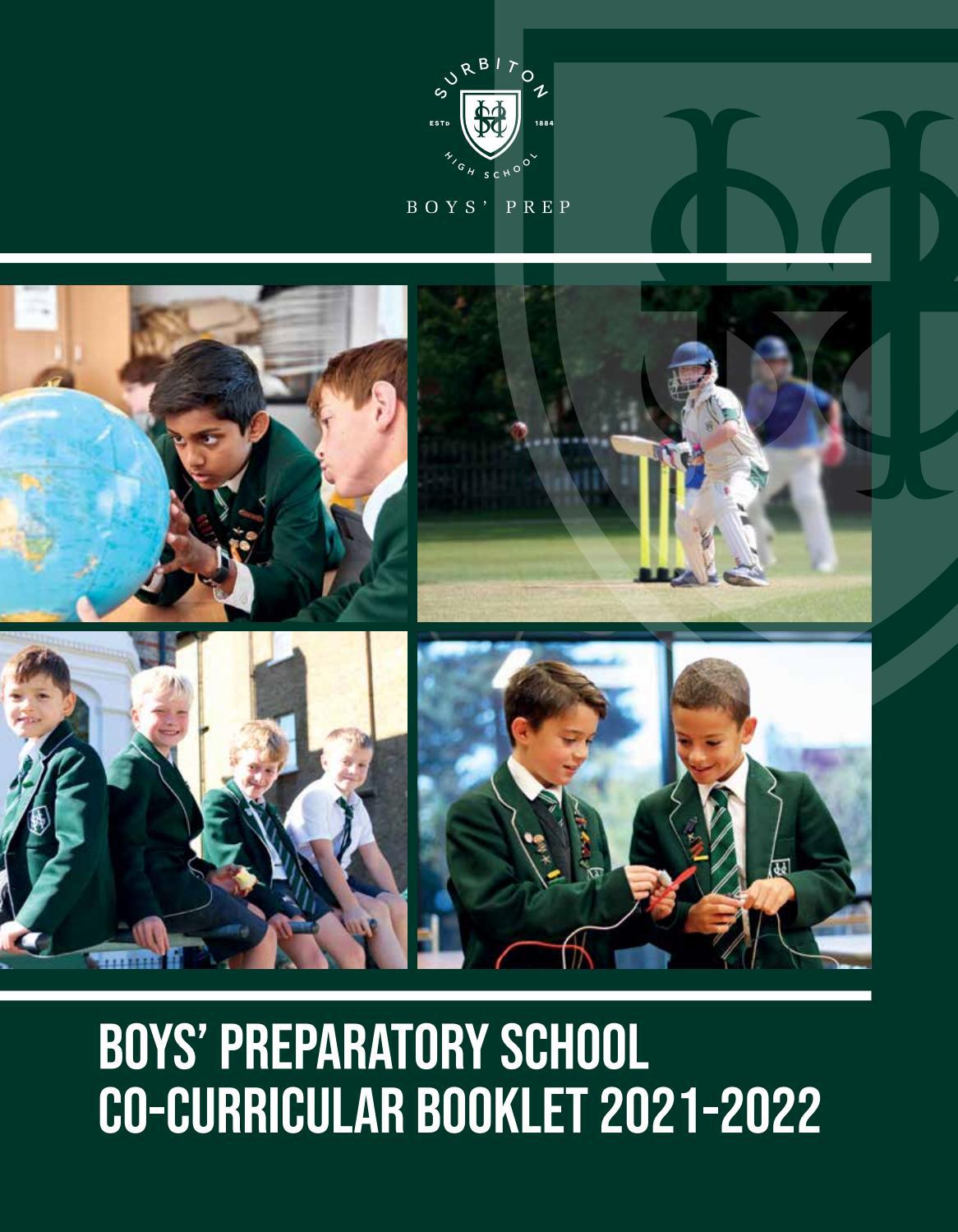 Surbiton High - Boys' Prep Co-curricular by Chris Knight - Issuu
