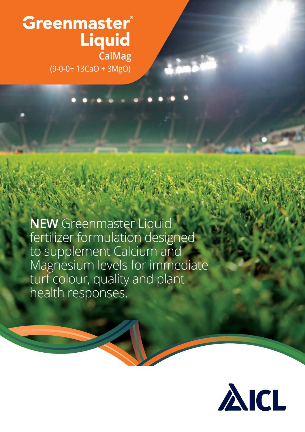 ICL Greenmaster Liquid CalMag by The Pitchmark Group - Issuu