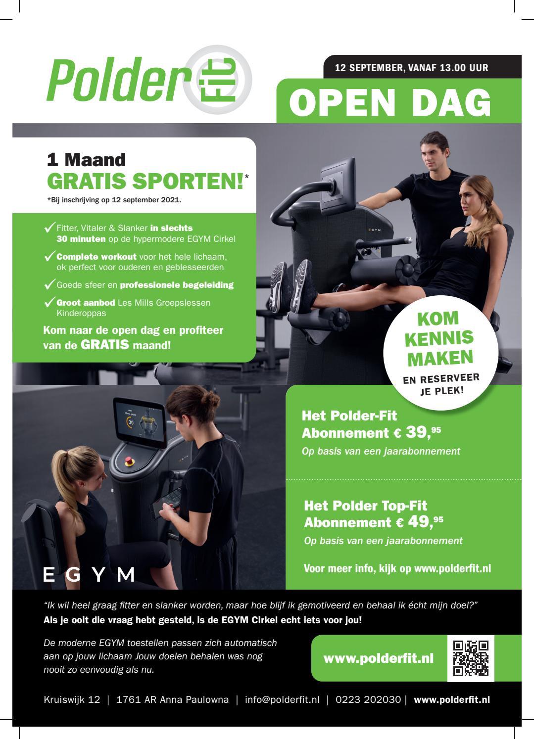 Flyer Open Dag (openingsdeal) Polderfit by Fitness Media - Issuu