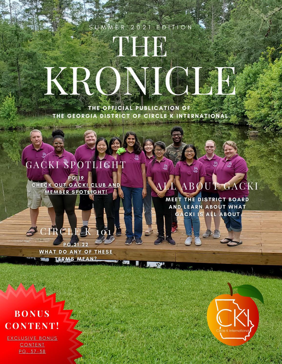 Summer Kronicle 2021 by Georgia CKI - Issuu